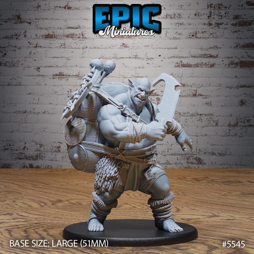 👹 Ogre Butcher Attack ‧ DnD Miniature ‧ Tabletop Miniatures ‧ Gaming ...
