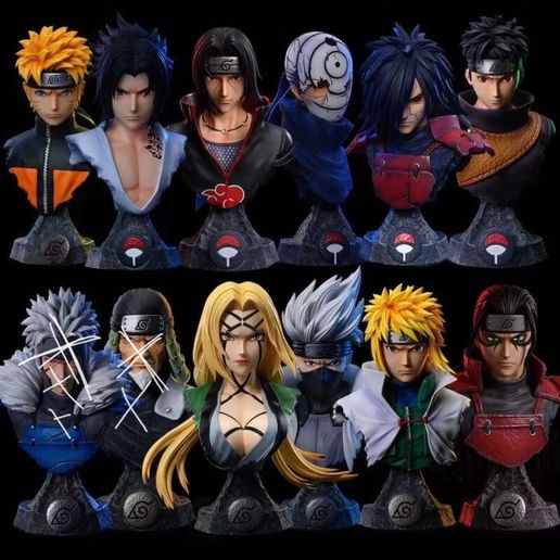 3D file Naruto Busts 👥 ・3D printable model to download・Cults