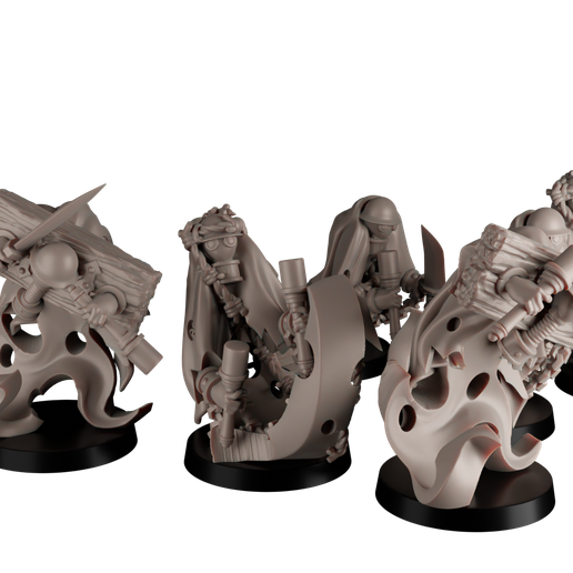 👻 Trench Ghosts Miserable・ 3D File for 3D printing・Cults