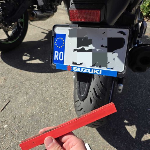 🏍️ AMS . Suzuki Motorcycle License Plate Frame Clip / Holder - EU ...