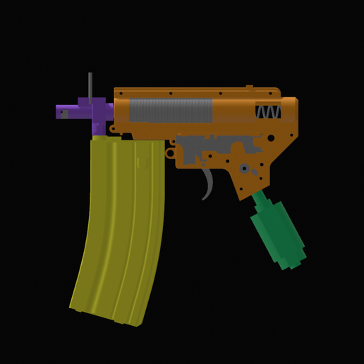 📁 V2 Gearbox/Hopup/Motor/Mag STEP File for Creators!・ STEP File for 3D ...