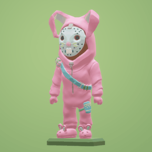 🐇 Fortnite Mini Rabbit Raider・Free STL File for ・Cults