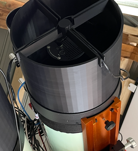 🛡️ RASA 8 Short Dew Shield with Diffraction Spikes・Free 3D File for ・Cults