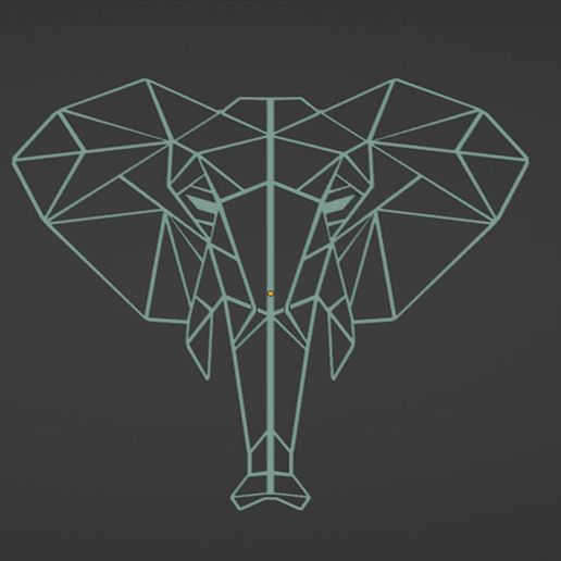 🐘 2D Elephant For Decoration・Free STL File for ・Cults
