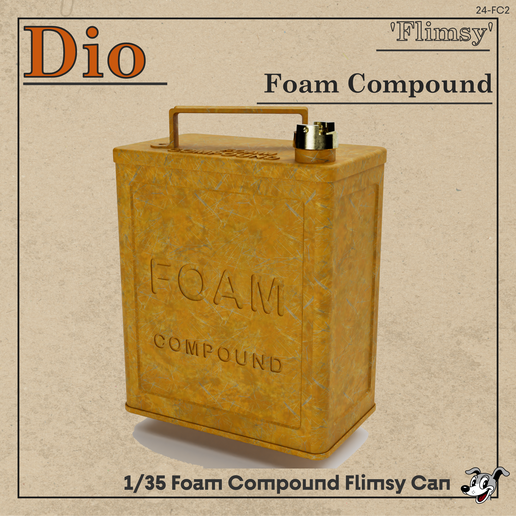 🥫 1/35 British "flimsy can" FOAM COMPOUND 24-FC2・ STL File for 3D ...