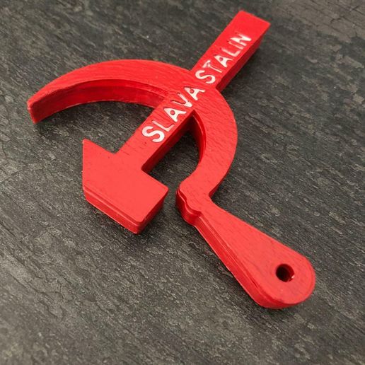 🍾 Abre-garrafas Slava Stalin (Kapak Açacağı)・Arquivo STL para Impressão ...