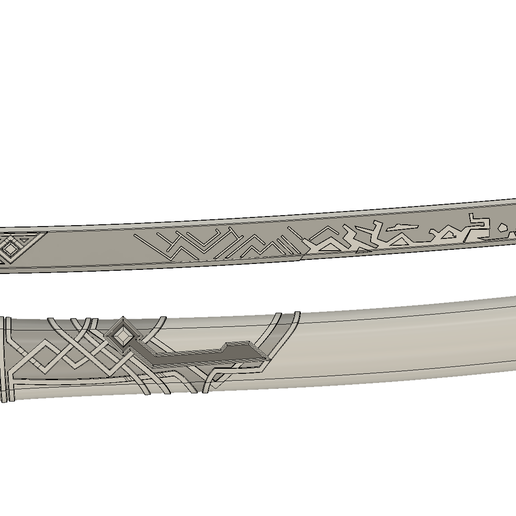 🗡️ Asphodelos Samurai Blade Katana from Final Fantasy XIV・ 3D File for ...