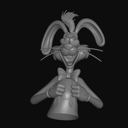 🐇 roger rabbit model 2・ STL File for 3D printing・Cults