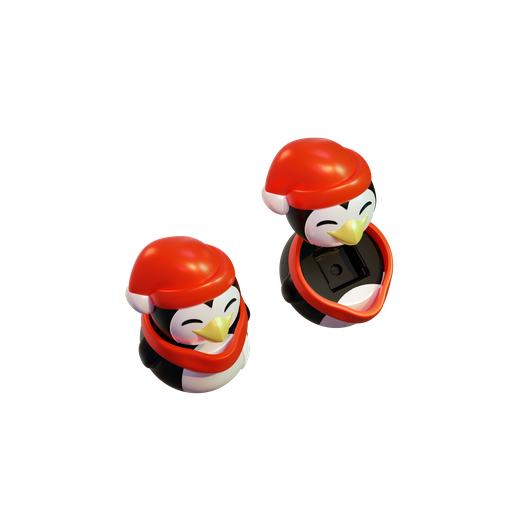 🐧 Penguin Fidget Clicker・ 3D File for 3D printing・Cults