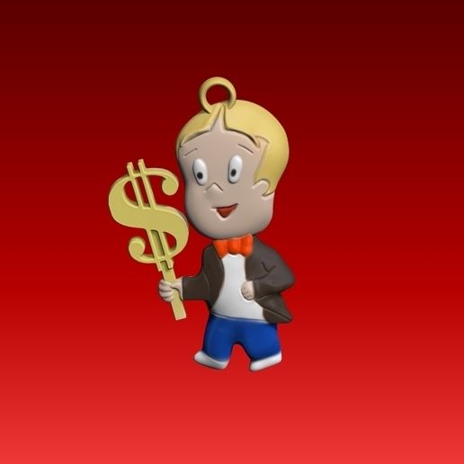 Archivo STL Richie Rich ricky ricon 🤑 ・Modelo para descargar y imprimir ...