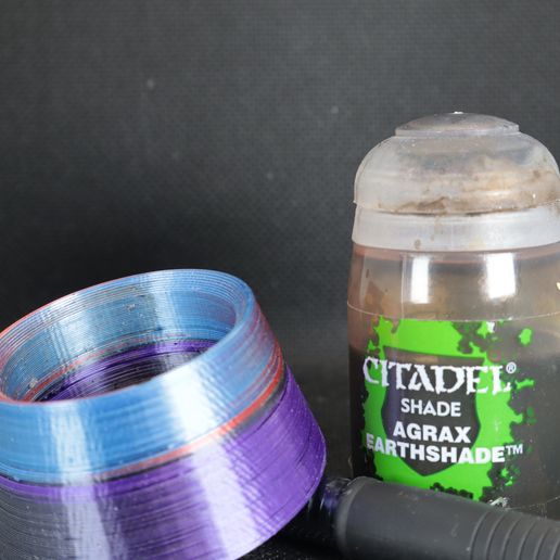 Free STL file Citadel Paint wash anti spill device 🎨 ・3D printer design ...