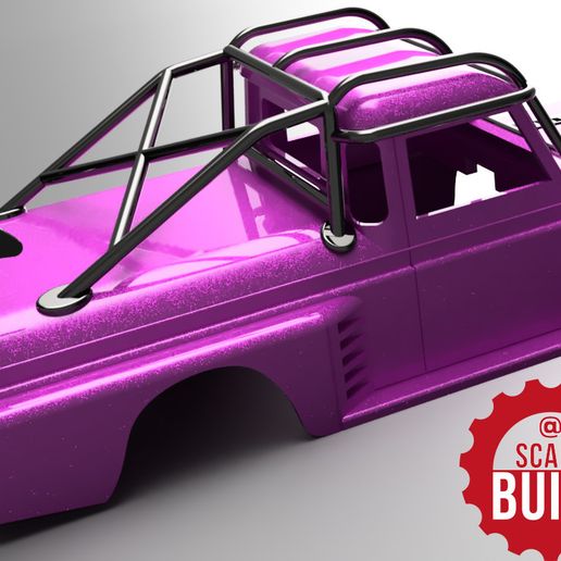 🚁 1/24 Scale RC DRIFT Land Rover Series IIA / Defender・ STL File for 3D ...