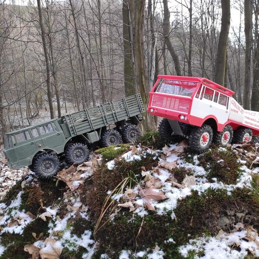 🚚 RC truck 8x8 Tatra 813 Trial・ STL File for ・Cults