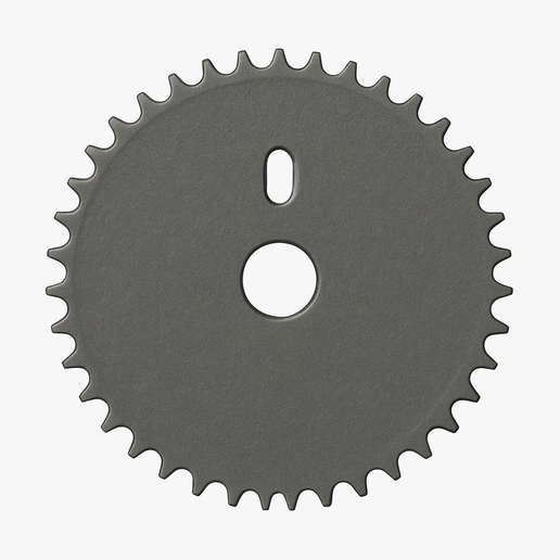 ⚙️ 32-Tooth Gear Wheel with Central Bore and Keyway Slot・Free STL File ...