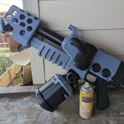 🔫 Flamer Prop weapon Darktide inspired・ 3D File for ・Cults