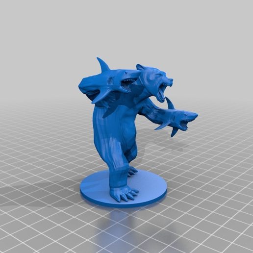 🐻 Sharkenbear・Free STL File for 3D printing・Cults