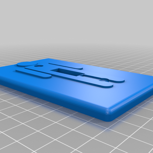 🏠 Wall Plate for Light Switch・Free STL File for ・Cults