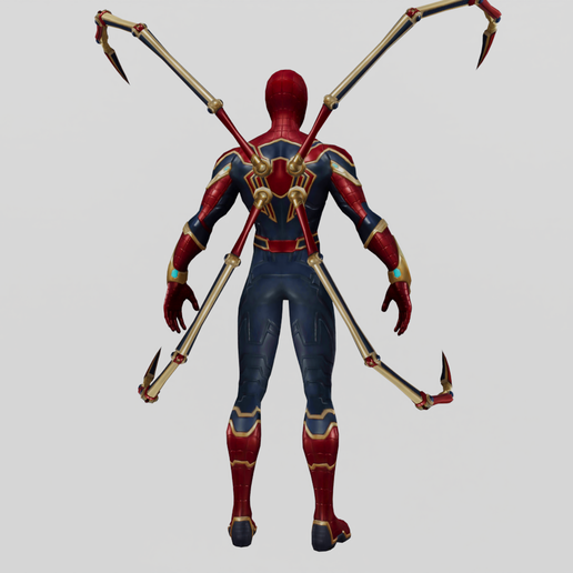 🦸‍♂️ Spiderman Avengers Spiderverse Textured Lowpoly・ OBJ File for 3D ...