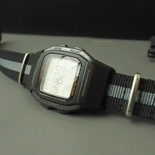 STL file Strap Adapter for Casio W96H to NATO 20mm ⌚ ・Model to download ...