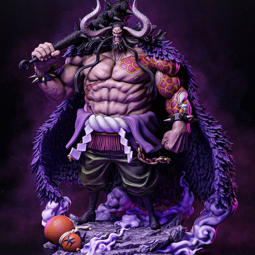 🐉 Kaido - One Piece - Fullsize・ 3D File for 3D printing・Cults