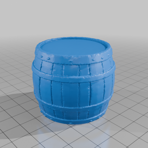 👽 Barrels - Terrain/Scatter - 17mm (DND / TTRPG)・Free 3D File for ・Cults