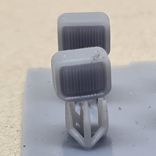 🚚 Work light 5x4mm in 1/24 scale・Free STL File for ・Cults