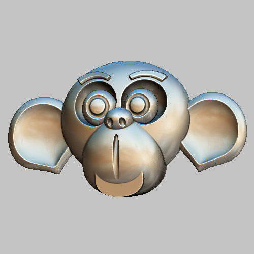Download OBJ file monkey 3D STL file • 3D printing model ・ Cults