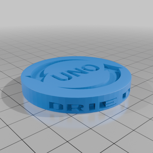 Free 3D file UNO play direction coin ️ ・3D print design to download・Cults