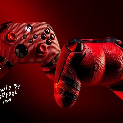🎮 DEADPOOL CONTROLLER XBOX SERIES S / DEADPOOL 3/ BY WZ・ STL File for ...