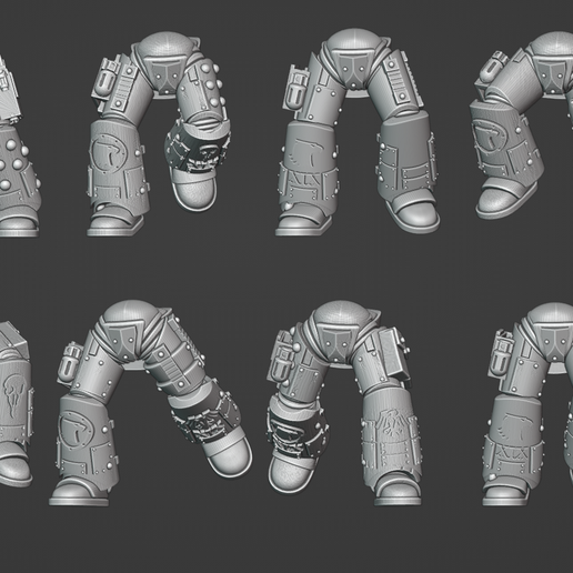 🐦 Smooth Raptor Assault Legs・Free 3D File for ・Cults