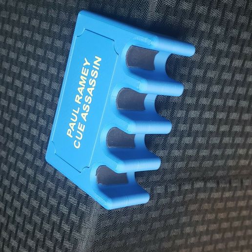 🎱 Pool Cue Holder Weighted With Name Plate 2 Sizes・ STL File for 3D ...