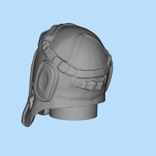 💀 STL printable Aviator skull and Eddy head for Wild Willie Driver KIT ...