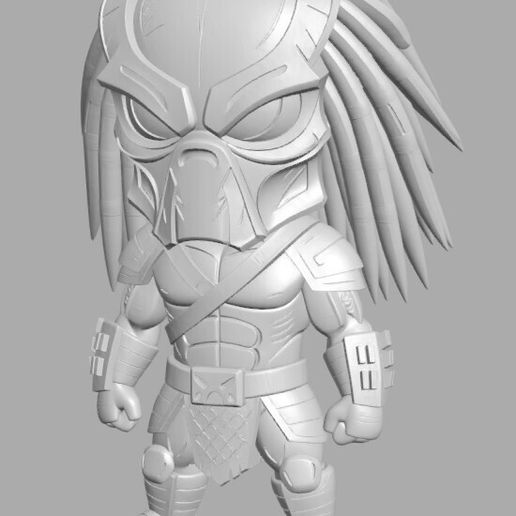 🎬 Chibi Predator・ STL File for 3D printing・Cults