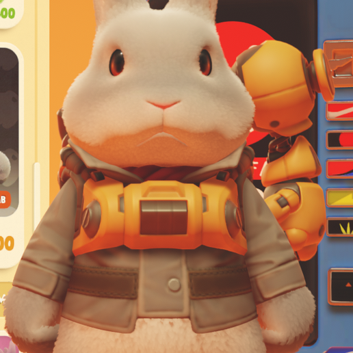 OBJ file Party Animals Rayton Carrot 🥳 ・3D printing idea to download・Cults