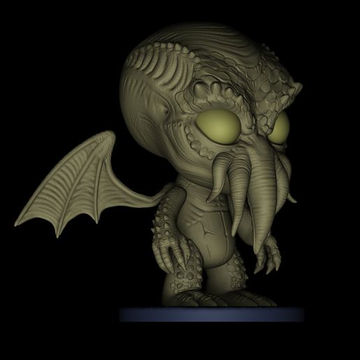 🎃 Mini Cthulhu・Archivo 3D Gratis para Impresión 3D・Cults