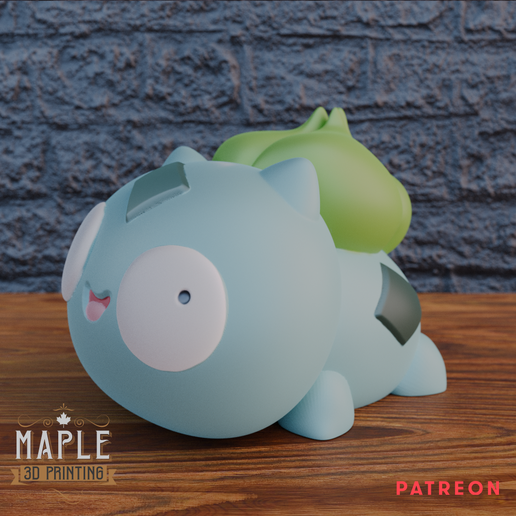 Archivo STL Derpy Bulbasaur - Pokemon 🐉 (3MF)・Diseño de impresión en 3D ...