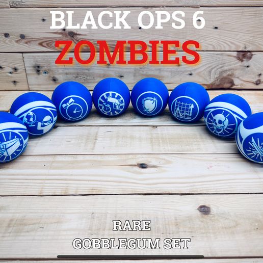 🤙 Call of Duty BO6 Zombies, Rare Gobblegum set・ 3MF File for 3D ...
