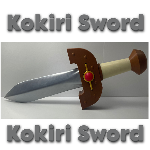 🗡️ Kokiri Sword-Youngling Sword OOT・ STL File for 3D printing・Cults