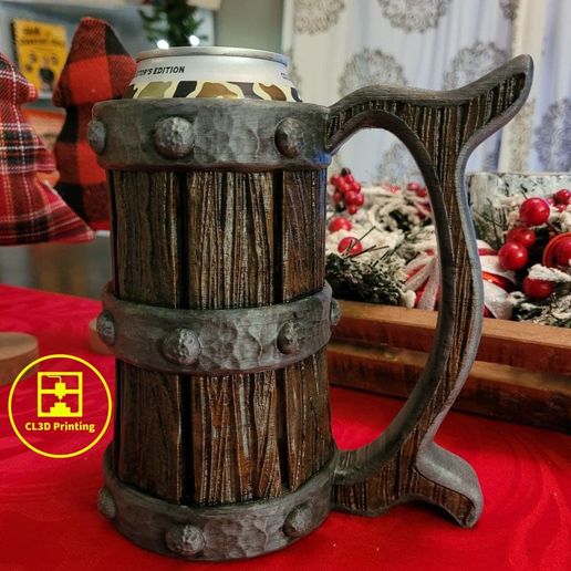 🍺 Tavern Stein Beer Can Koozie - 12oz and Tallboy Versions・ STL File ...