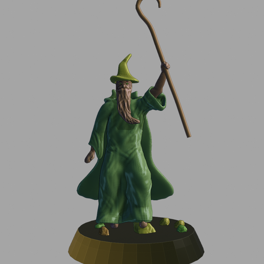 Free Stl File Free Wizard ・3d Printer Design To Download・cults