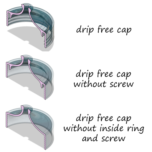 🆓 Drip free cap・Archivo 3D Gratis para ・Cults