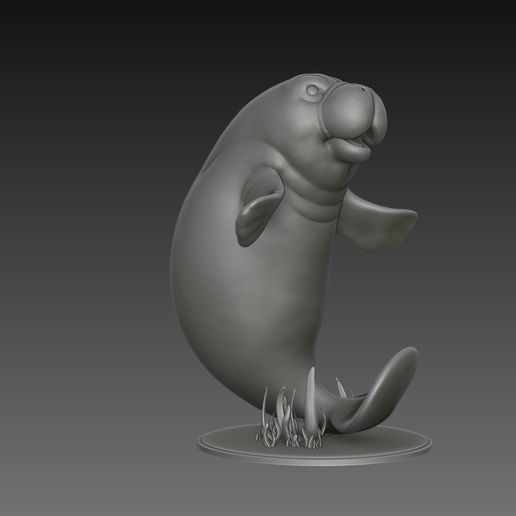 🌊 Manatee 3D Print・ STL File for 3D printing・Cults