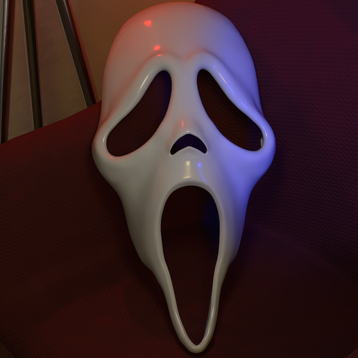 Archivo 3D Ghostface Hollow Mask 🎭 ・Objeto para impresora 3D para ...