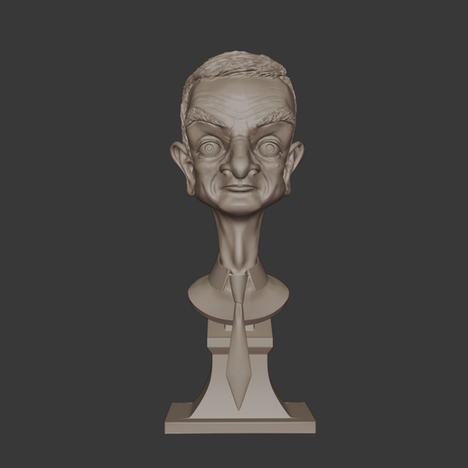 👤 Mr. Bean Bust – Highly Detailed 3D Printable Comedy Icon Sculpture ...