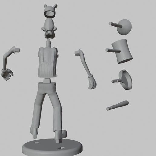 🐺 Boris from Bendy: Lone Wolf (Printable)・ STL File for 3D printing・Cults