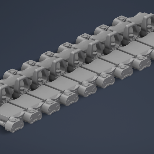 🛤️ Movable Tracks for T-90 and modern T-72・ STL File for 3D printing・Cults