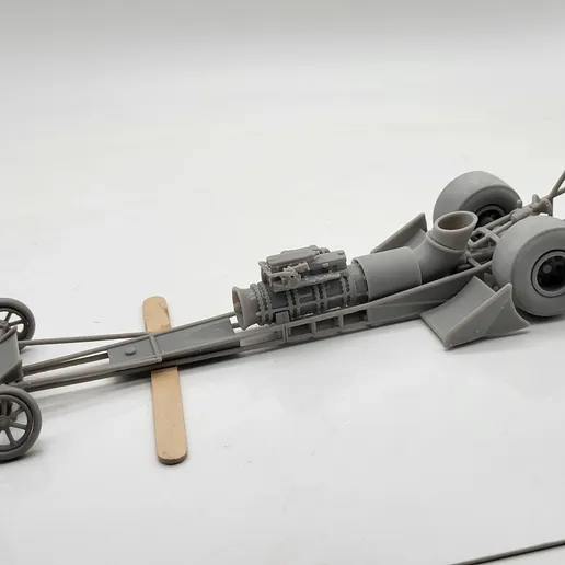🏎️ Diecast Front engine jet dragster Scale 1:25・3D Print・Cults