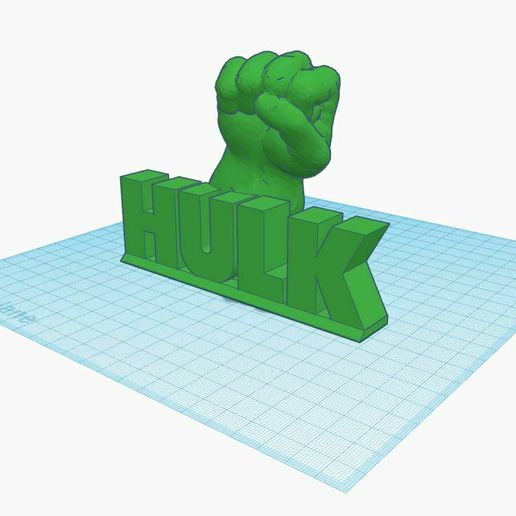 🤜 HULK FIST・Free STL File for ・Cults