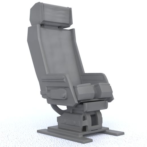 🧑‍ ️ Fighter Jet Pilot Seat・ STL File for 3D printing・Cults