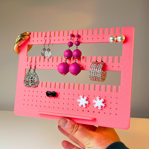 3d printed earring display